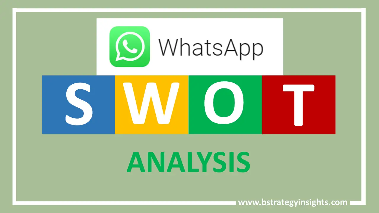 WhatsApp SWOT Analysis - BStrategy Insights