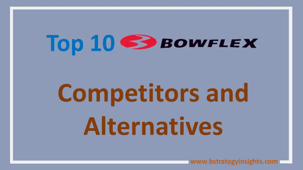 Top 10 Bowflex Competitors and Alternatives - BStrategy Insights