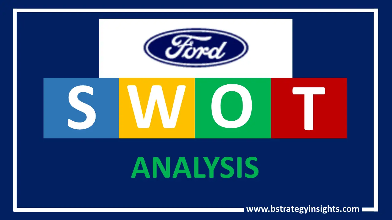 SWOT Analysis for Ford - BStrategy Insights